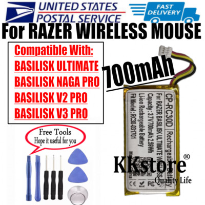 NEW Battery For RAZER NAGA PRO,BASILISK ULTIMATE,BASILISK V2 PRO ...