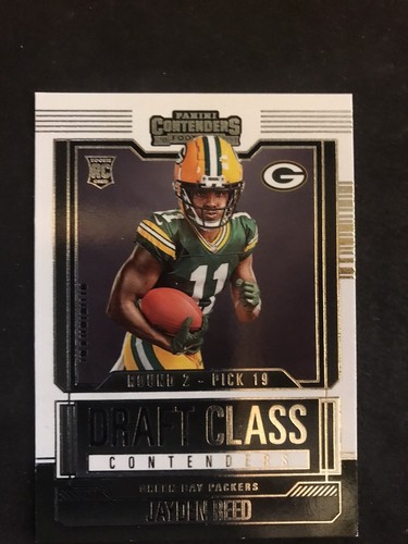 2023 Contenders Draft Class Contenders #14 Jayden Reed Green Bay ...