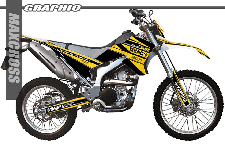 YAMAHA WR250R WR250X ALL YEARS MAXCROSS GRAPHICS KIT DECALS STICKERS ...