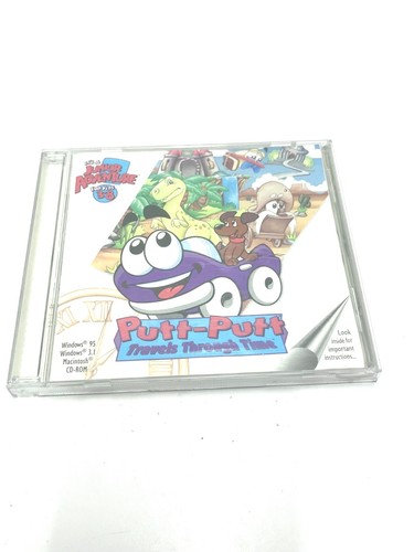 Putt-Putt Travels Through Time Computer Game Windows PC Mac CD-ROM 1997 ...