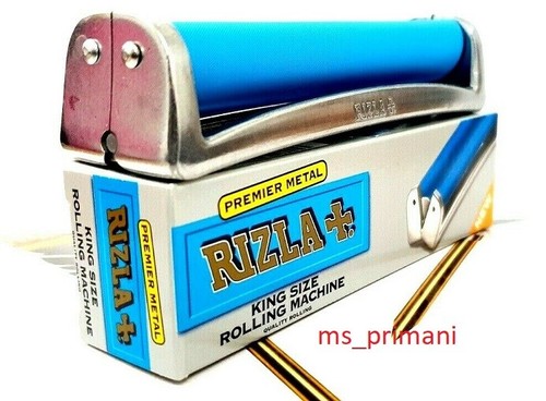 GENUINE RIZLA KING SIZE ROLLING MACHINE Cigarette TOBACCO PREMIUM METAL ...