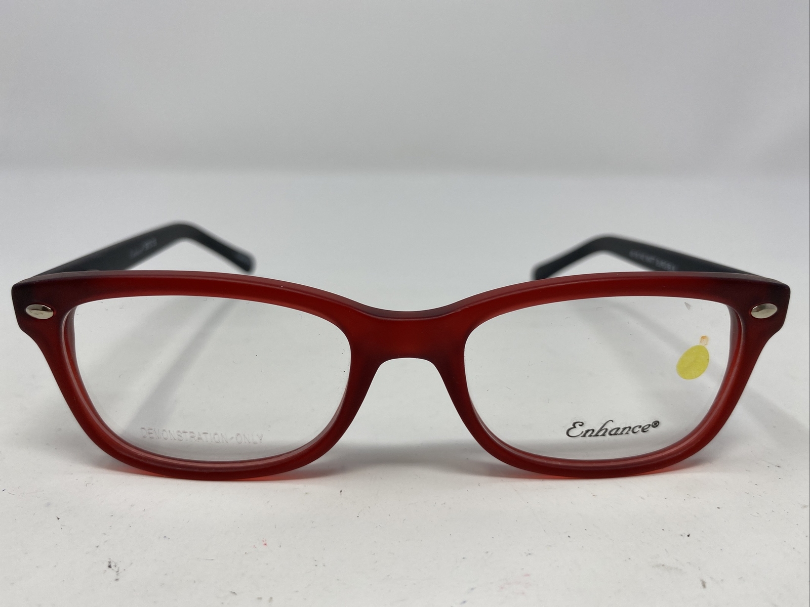 Enhance 3972 MATT BURGUNDY/BLACK 48-18-140 Full Rim Eyeglasses Frame ...