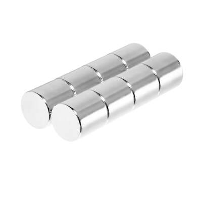 1/2 x 1/2 Inch Strong Neodymium Rare Earth Cylinder Magnets N42 (8 Pack ...