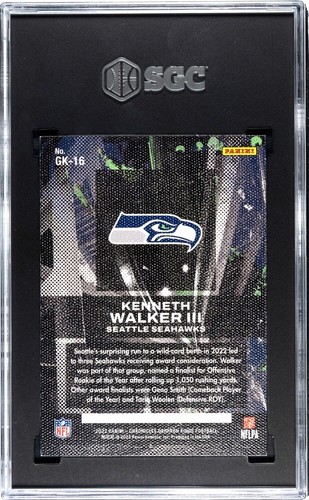 2022 Panini Chronicles - Gridiron Kings Kenneth Walker III #GK-16 Pink ...