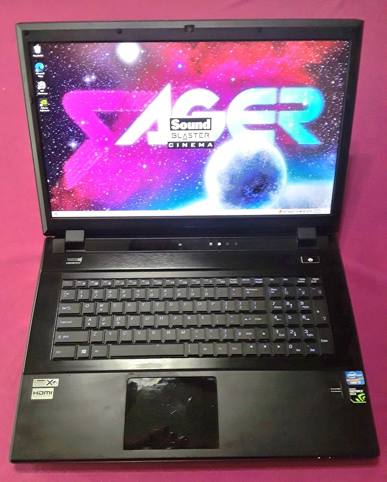 Sager Clevo NP9370 P370EM laptop I7-3740QM 2.7-3.7Ghz 16GB 480GB/750GB ...