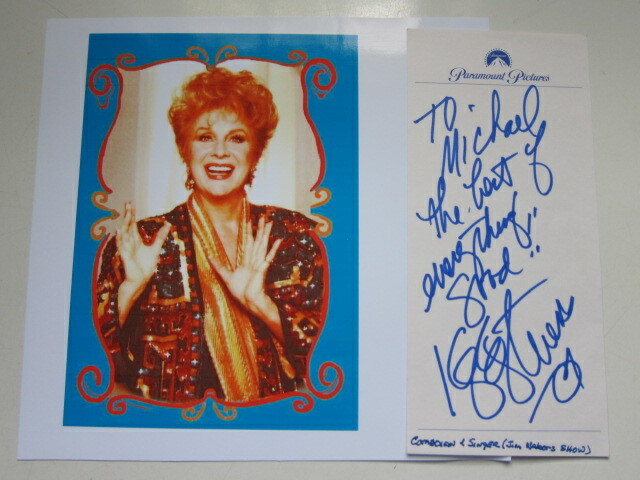 KAYE STEVENS photo AUTOGRAPHED | eBay