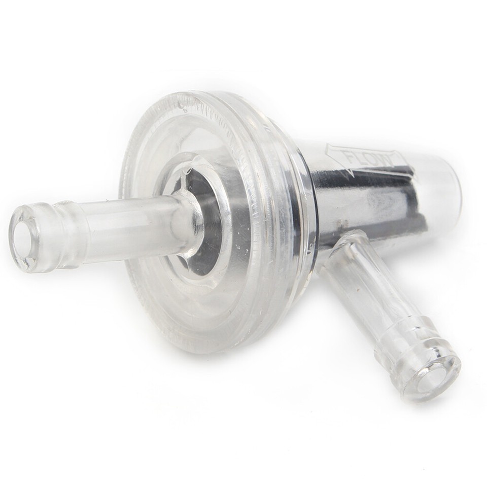 Gas Right Angle Fuel Filter For Yamaha ATV DIRT BIKE Clear Inline 1/4 ...