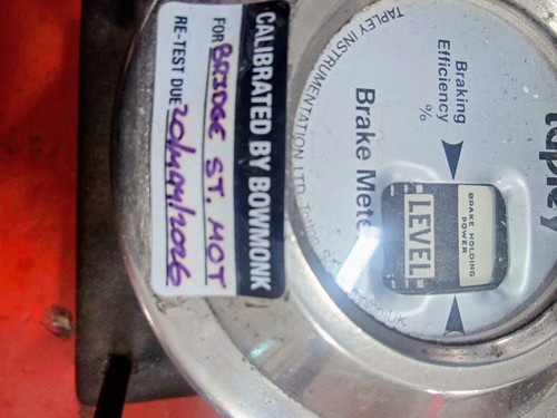 Ferodo Tapley Brake Testing Meter with Floor Mounting Block in box ...