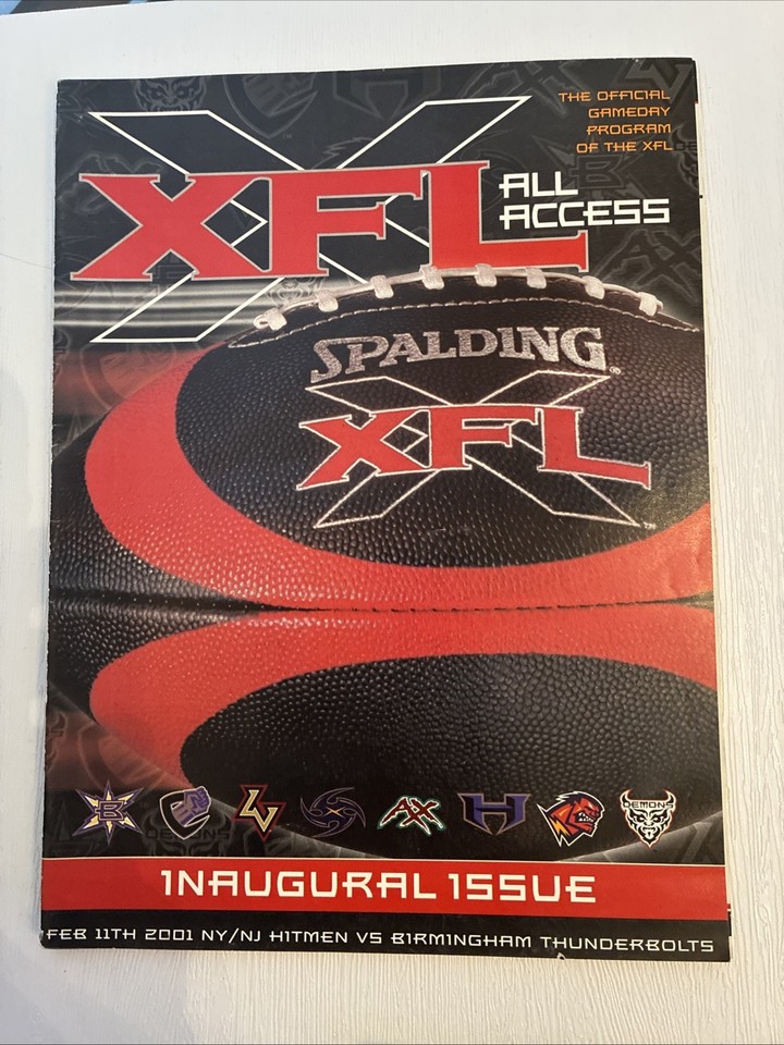 XFL Inaugural Issue 2001... 3 In Total. Nm Condition | eBay
