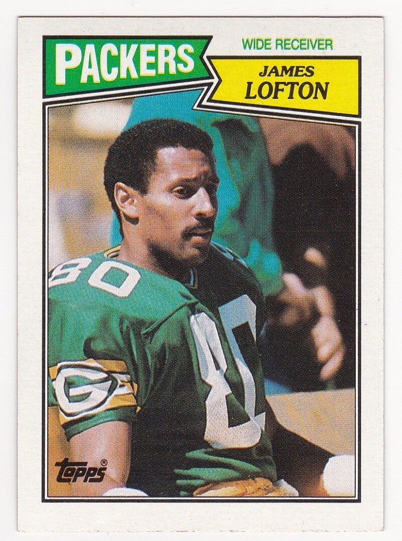 JAMES LOFTON 1987 Topps Football # 354 Green Bay Packers HOF NM - MT | eBay
