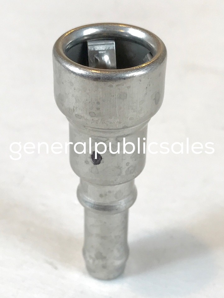 3/8" STAINLESS STEEL HEAVY DUTY PUSH LOCK FUEL LINE HOSE CONNECTOR ...