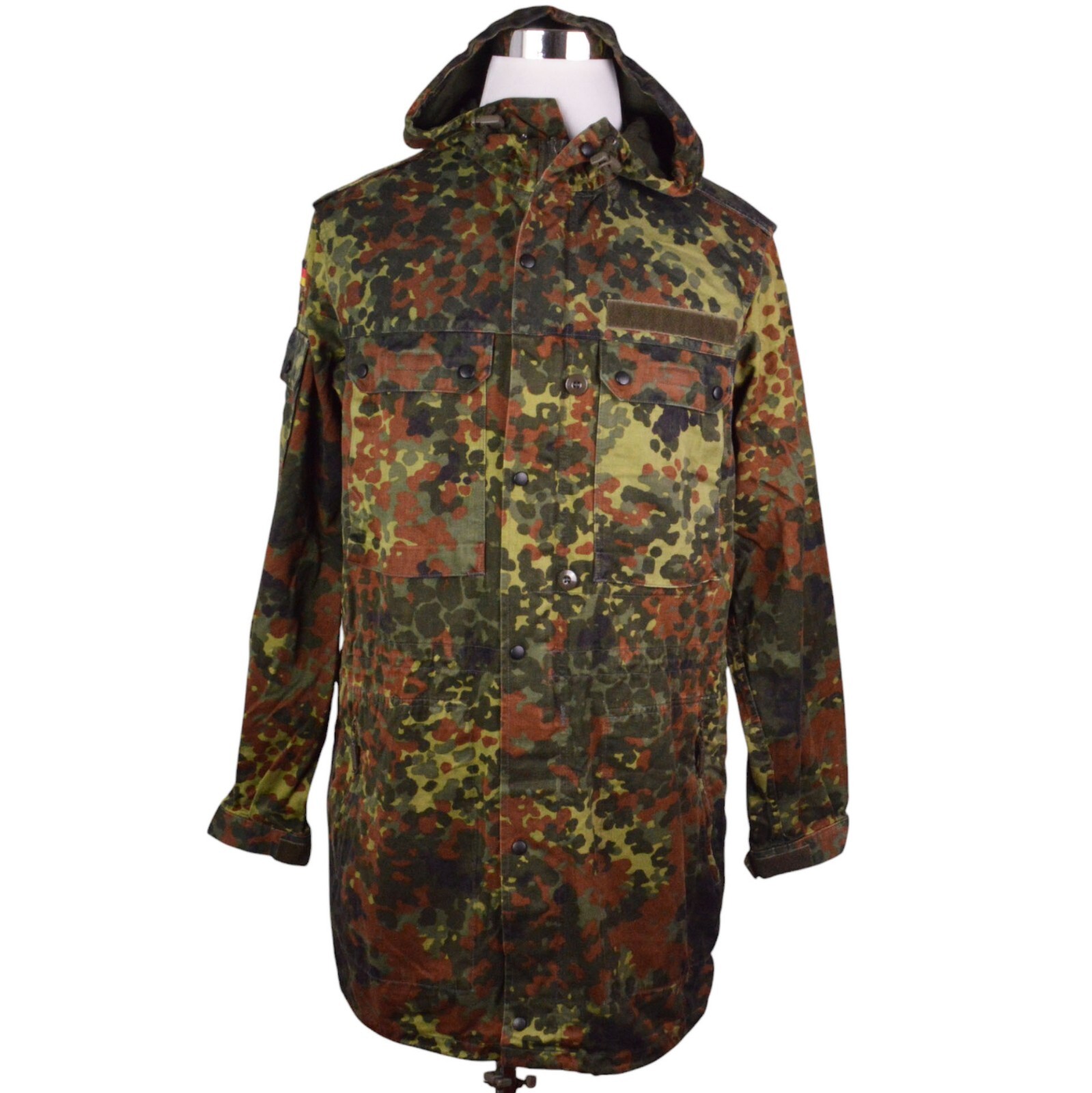 German Bundeswehr Flecktarn Camo Military Parka Jacke… - Gem