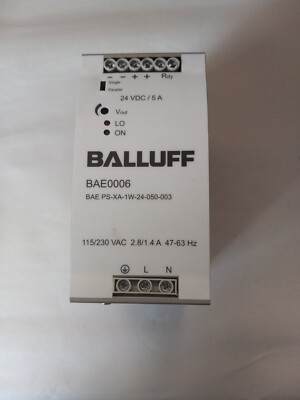 Balluff BAE0006 Ac To Dc Power Supply 115/230v-ac 24v-dc 120w | eBay