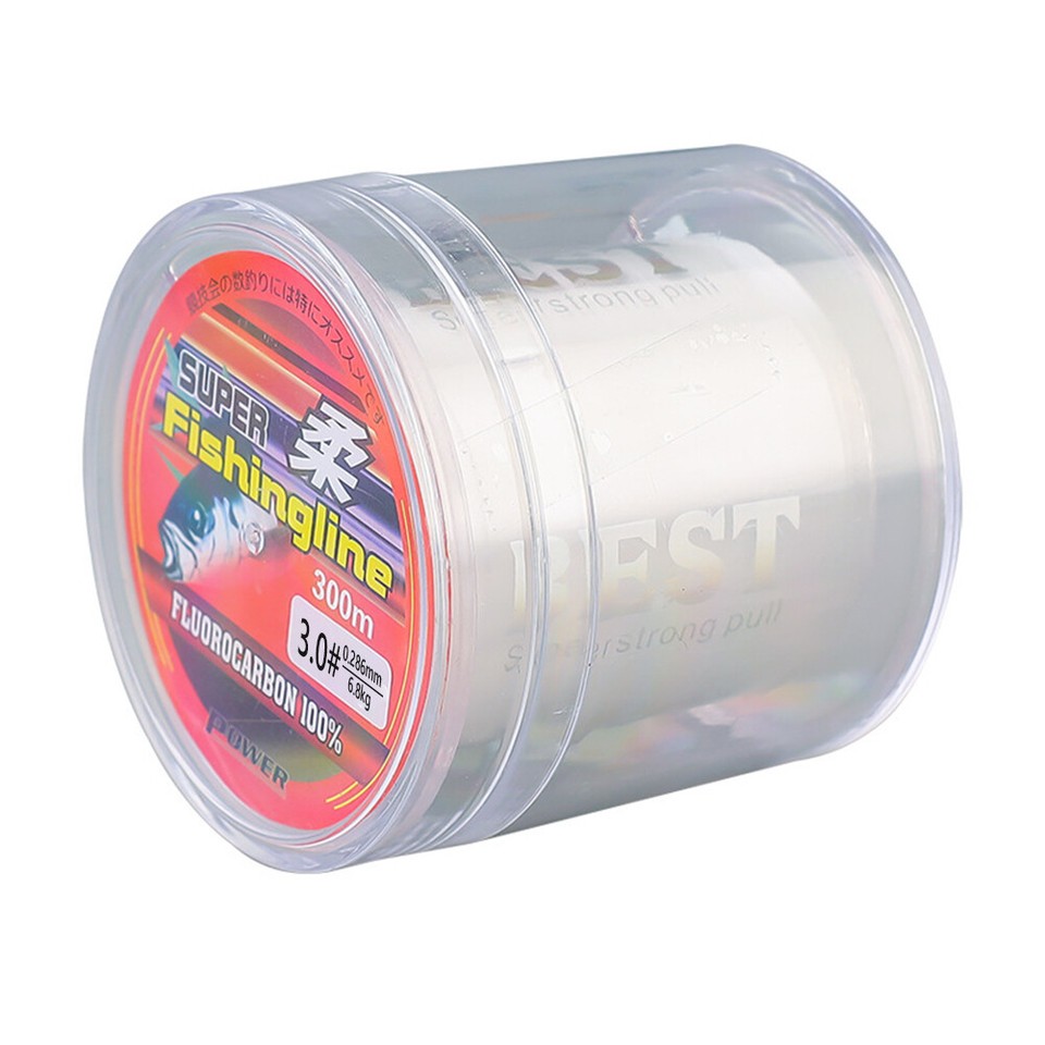 300M Fluorocarbon Fishing Line Strong Nylon String Carp Line Fishing ...
