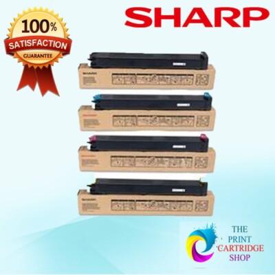 New & Original Sharp MX51GTBA MX51GTCA MX51GTMA MX51GTYA Full Toner Set ...