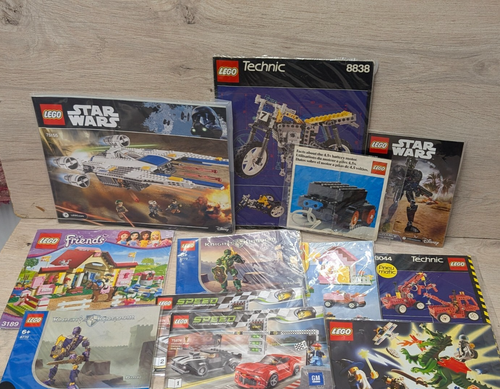 various construction toy instruction manuals lego bundle | eBay