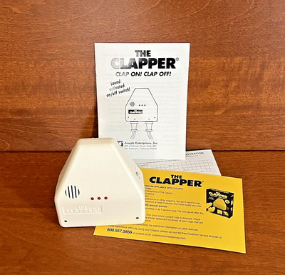THE CLAPPER + Box manual paper insert *Tested in good condition prop ...
