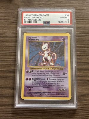 Mewtwo 010/102 Base Set (Shadowless) Holo PSA 8 | eBay