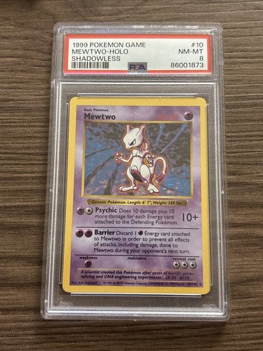 Mewtwo 010/102 Base Set (Shadowless) Holo PSA 8 | eBay