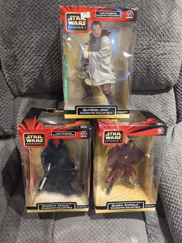 Lot Of 3 Applause Star Wars Episode 1 Character Collectible large ...