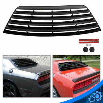 Rear Window Scoop Louver Sun Shade Cover For 2008-2023 Dodge Challenger ...