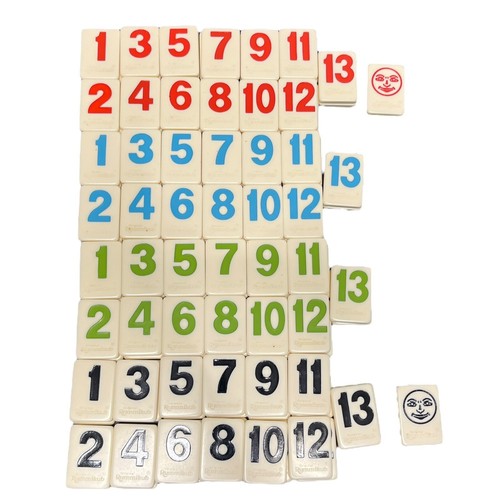 Rummikub Large Number Edition Tiles Individual Replacement Game Pieces ...