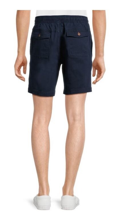 George Men's & Big Men's Twill Pull On Shorts Drawstring Waist 8 ...