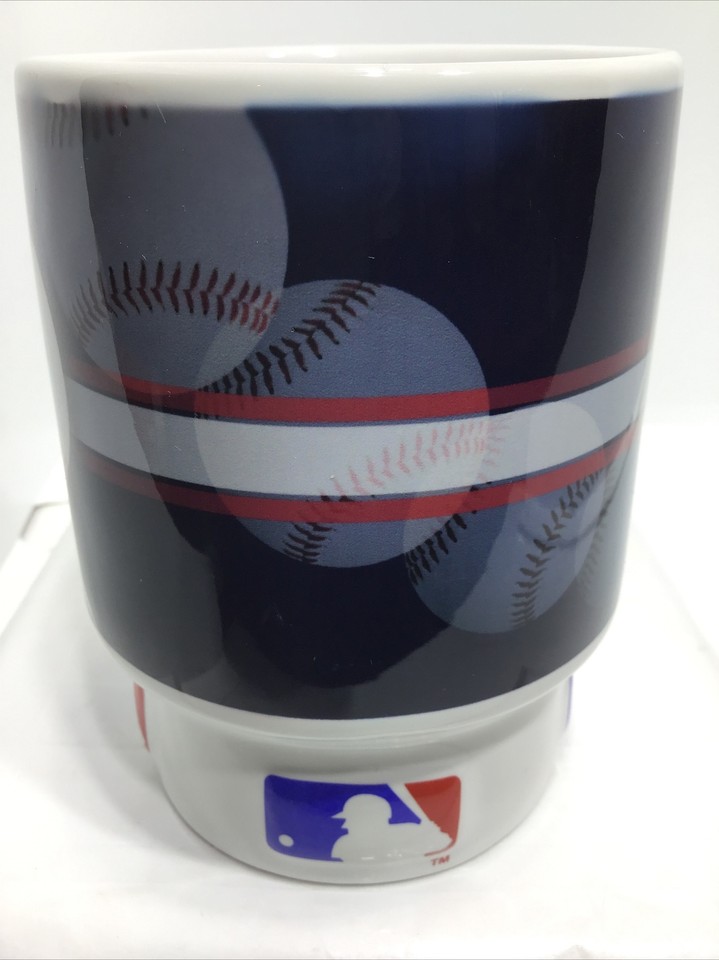 BOSTON RED SOX BASEBALL COFFEE MUG. EMBOSSED BOSTON MLB BASEBALL MUG ...