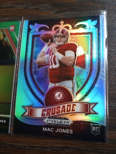 2021 Panini Prizm MAC JONES Rookie Card Lot Crusade SILVER & Green ...