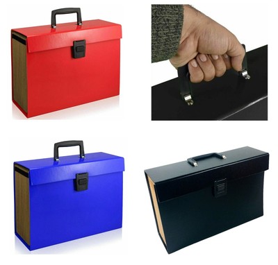 19 OR 13 POCKET EXPENDING A4 BOX FILE ORGANISER PAPER DOCUMENTS ...