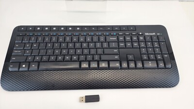 Microsoft Wireless Keyboard 2000 W/ USB Receiver Model 1477 TESTED | eBay