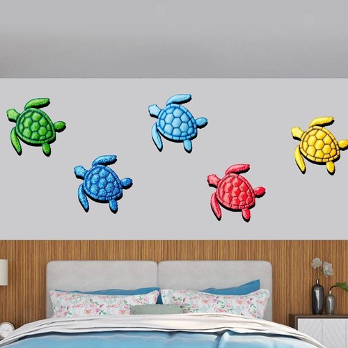 Iron Turtle Wall Decor Craft Hanging Artwork for Porch Indoor Outdoor ...