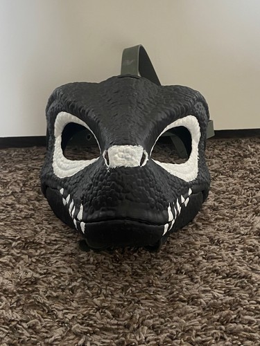 Custom painted Dino Mask Raptor like, Cosplay, movable Jaw | eBay