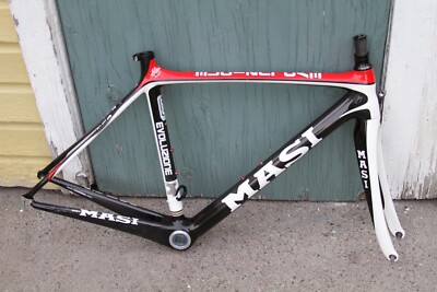 50cm Masi Evoluzione Carbon Rim Brake Road Frameset USED EXC 2011 HMC ...