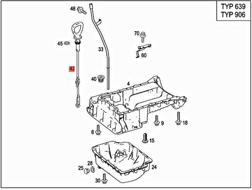 Genuine MERCEDES Oil dipstick 6420103572 | eBay