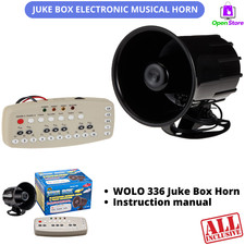 Wolo 345 Animal House Electronic Horn and PA System 12 Volt 69 Sounds ...