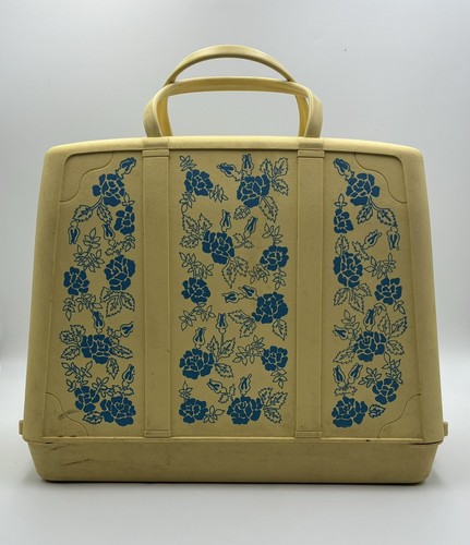 Brother Tota Sew Sewing Machine Blue Floral Pattern W/pedel *Works* | eBay