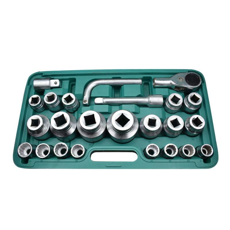 26PCS Large Big 3/4 Inch Heavy Duty Truck Size Socket Wrench Tool Set 21MM-65MM | eBay