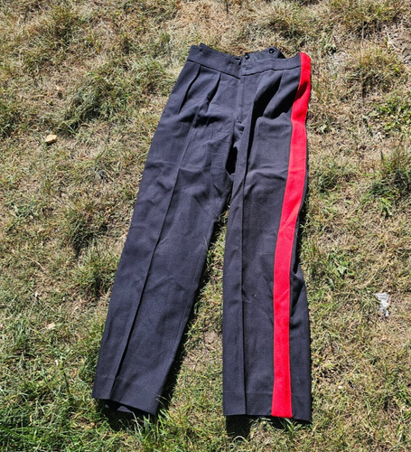 50mm red stripe No1 Trousers Blue British Army Scarlet Dress Uniform No ...