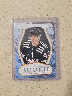 2023-24 Artifacts Luke Hughes ROOKIE 972/999 | eBay