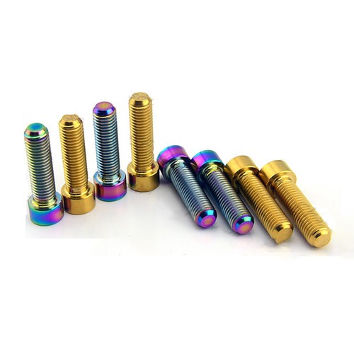 Titanium Bolts M7 x25mm Allen Key Head Bolt Screws for Bicycle ...
