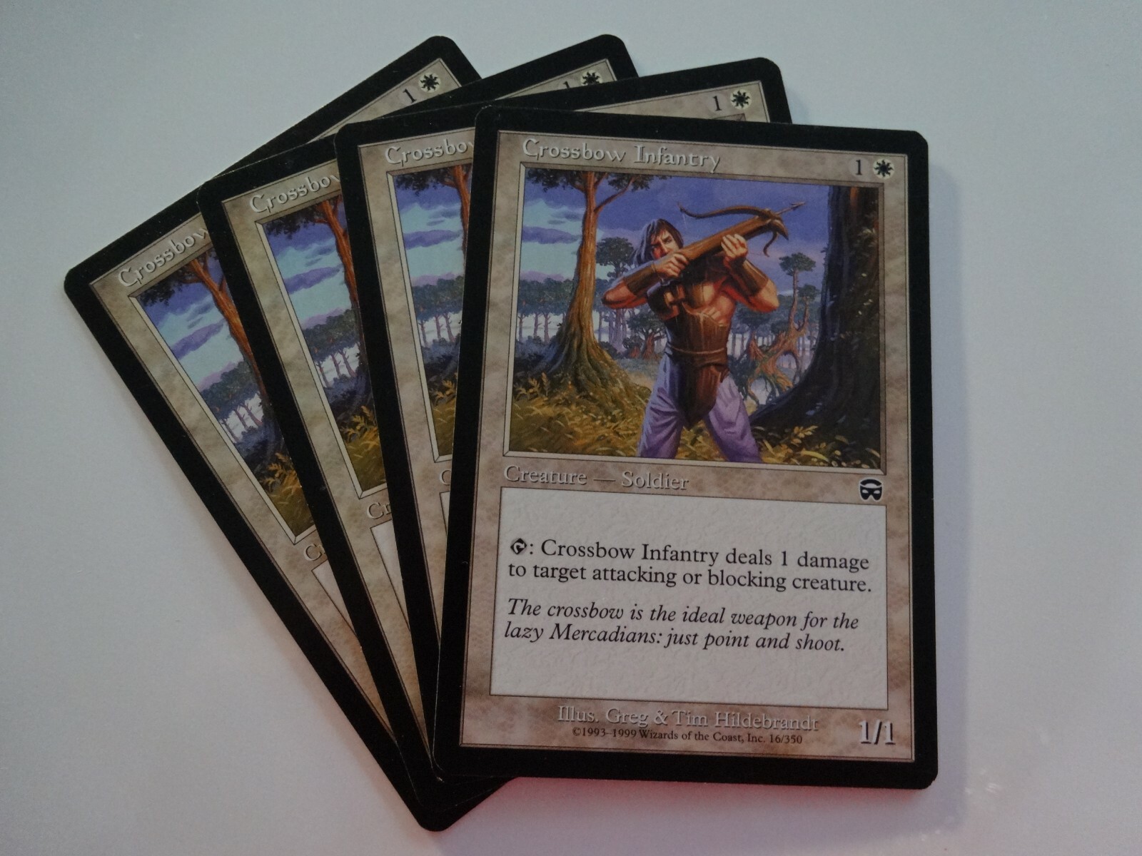 MTG 4x Crossbow Infantry Mercadian Masques NM | eBay Australia