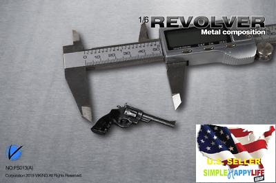 1/6 Colt Cowboy METAL Revolver Weapon pistol agent for hot toys 12 ...
