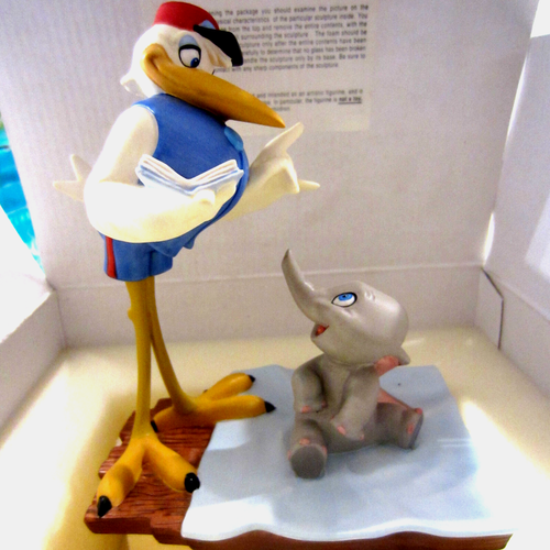 1997 WDCC Disney Dumbo "BUNDLE OF JOY" Messenger Stork Figurines~Box ...