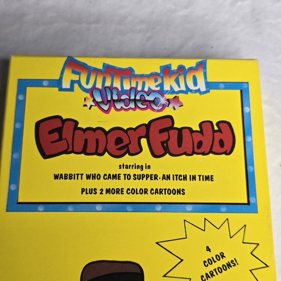 Elmer Fudd Cartoon Favorites VHS Tape Classic Cartoons Funtime Kid ...