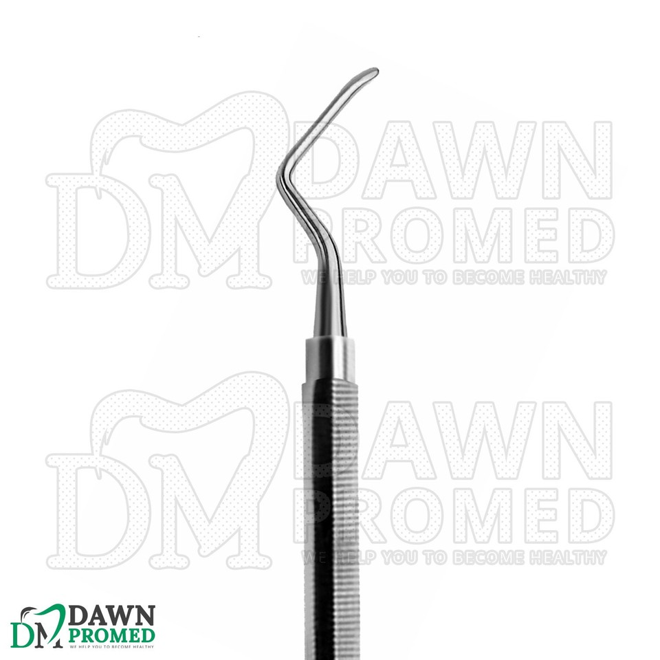 6 Pcs Lucas Bone Curette #86 Large 3mm Spoon Double Ended Dental ...