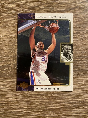 1995-96 SP #101 Clarence Weatherspoon Philadelphia 76ers Basketball ...