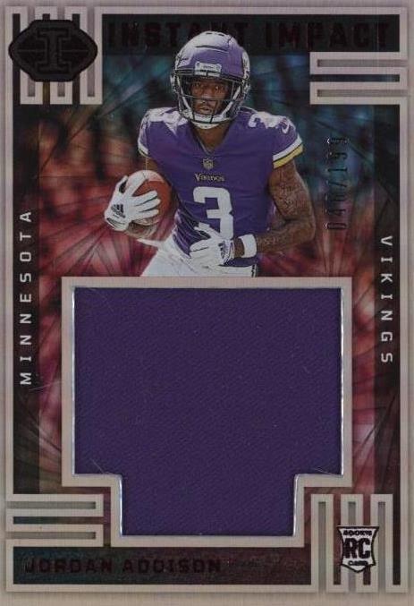 2023 Panini Illusions - Instant Impact Jordan Addison #II-JAN Red /199 ...