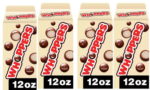 Whoppers Malted Milk Balls Candy- Large 12 oz each {4 BOXES ...