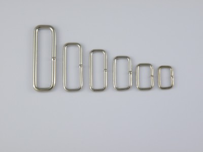 Rectangle Loops Welded Wire Nickel Nickle 16mm 20mm 25mm 32mm 38mm 50mm ...